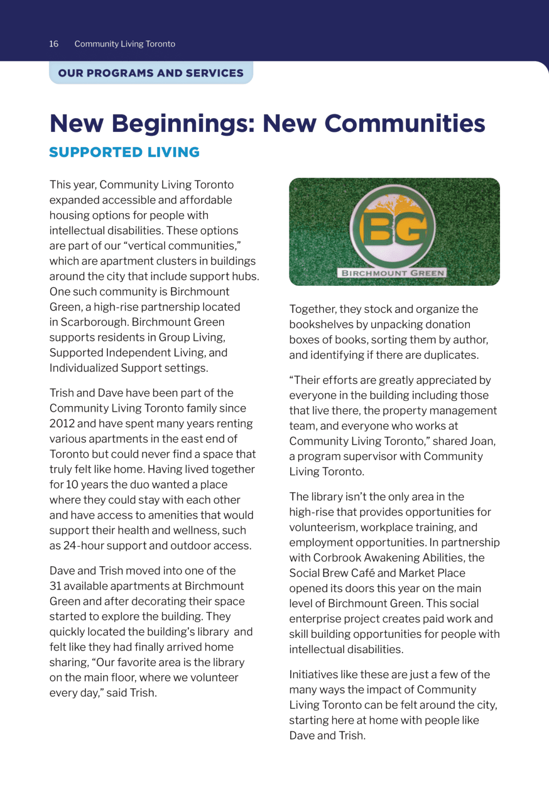 Community Living Toronto’s Annual Report 2023 – 2024 | Community Living ...